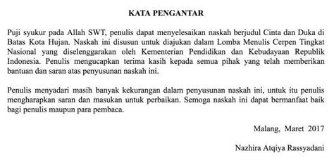 Kata Pengantar Cerpen