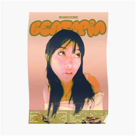 Beabadoobee Beatopia Vintage Retro Wandkunst Musikalbum