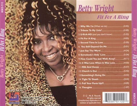 Round To Midnight Betty Wright Fit For A King 2001 Flac