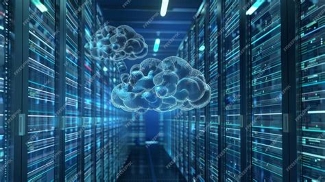 Rows Of Data Being Fed Into A Cognitive Computing System With The Computer Displaying An