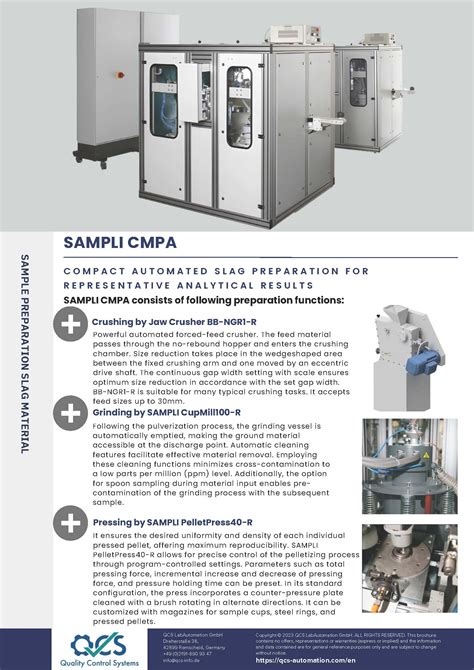 Product Data Sheets For Oes Xrf And Xrd