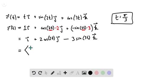 Solvedfor The Following Problems Find A Tangent Vector At The