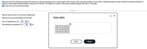 Solved What Is The Null And Alternative Hypothesis Test Chegg