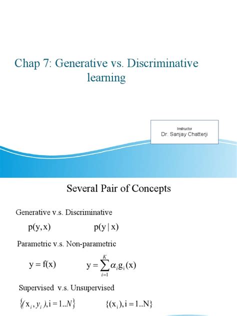 71 Generative And Discriminative Learning Pdf