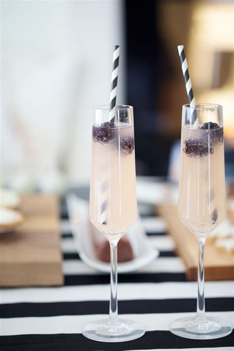 Black And White Cocktail Party Decorations