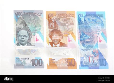 Eastern Caribbean Central Bank Polymer Dollars Issue Vertical