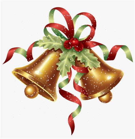 Gold Christmas Bells Png