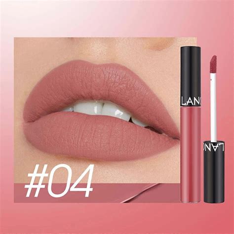 Matēts Lūpu Glazūra Noturīgs Un 12 Krāsas Pieejams šķidrās Lūpu Krāsas Lūpu Glazūra 8ml Cod