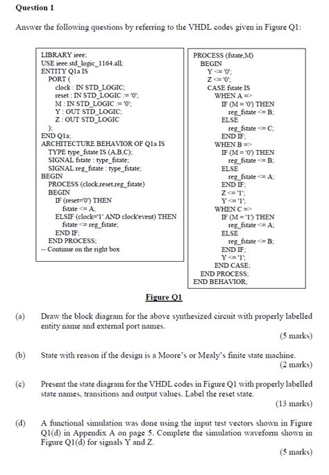 Question 1 Answer The Following Questions By