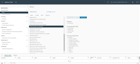 Vcenter 7 — права для дежурной смены Internet