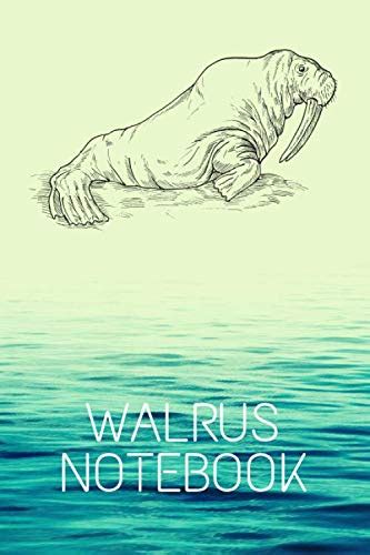 Walrus Notebook Walrus Theme Lined Notebook With 120 Pages Journal