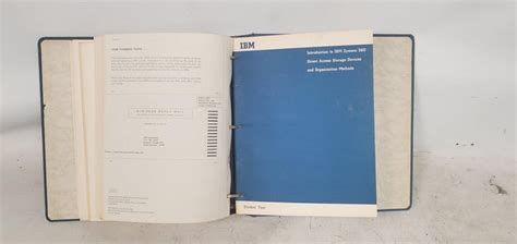 Vintage Ibm Systems Reference Library Program Logic Manual 360 Binder