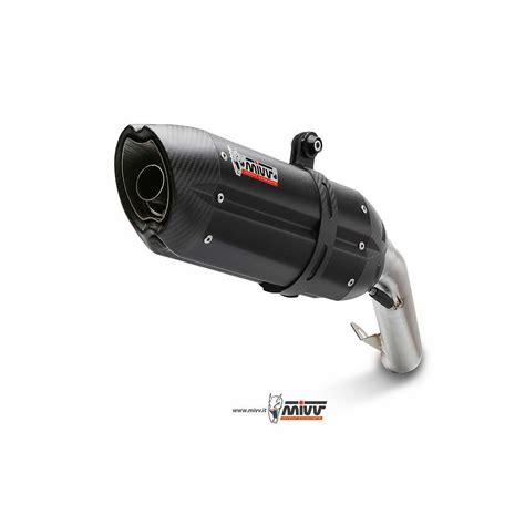 Silencieux MIVV Suono inox brossé noir Suzuki GSX S1000