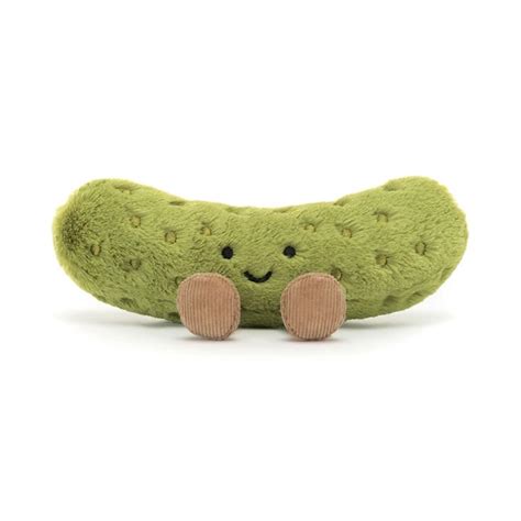 Jellycat Amuseable Knuffel Augurk Pickle Grasonderjevoetennl