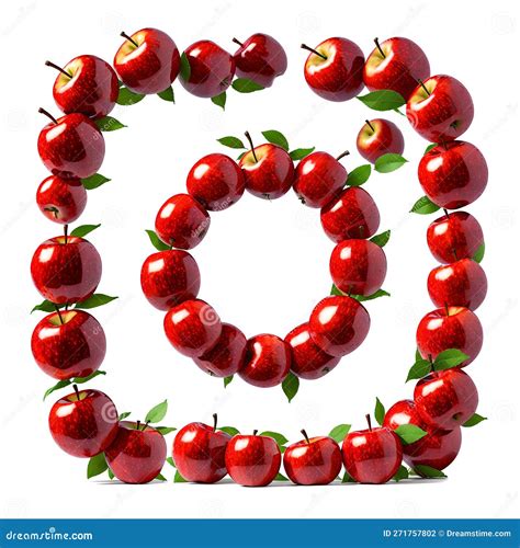 Instagram Logo Made Of Apples Editorial Image