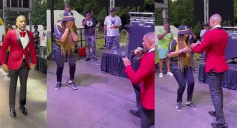 Rapper Monie Love Gets Engaged To Rezell Simmons Blacgoss