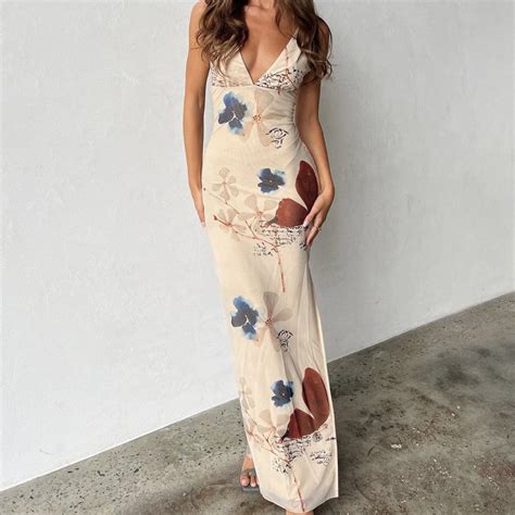Tiger Mist Percy Maxi Dress Backless W Cute Depop