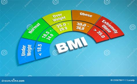 Body Mass Index Chart Stock Illustration Illustration Of Formula