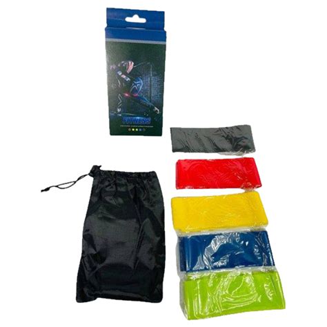 ᐉ Набор резинок для фитнеса 30 см 5 шт Tp131