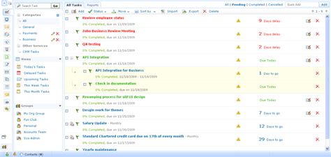 New Zoho Tasks Integrates CRM Tasks Zoho Blog