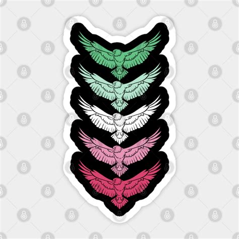 Abrosexual Pride Flag Lgbtq Lgbt Abro Pride Hawk Birds Abrosexual