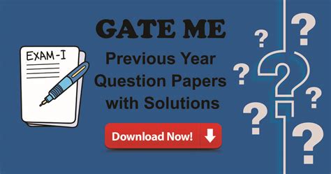 GATE Mechanical Question Papers ME PYQ With Solutions