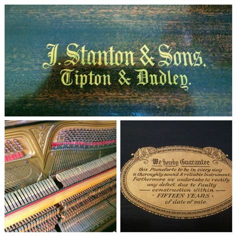 J Stanton And Sons Tipton And Dudley Upright Piano Tuning