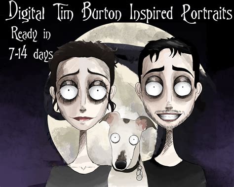 Tim Burton Art Style