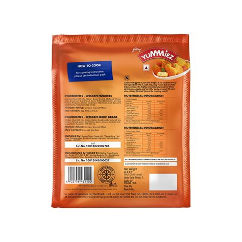 Godrej Yummiez Chicken Nuggets Price Buy Online At ₹289 In India