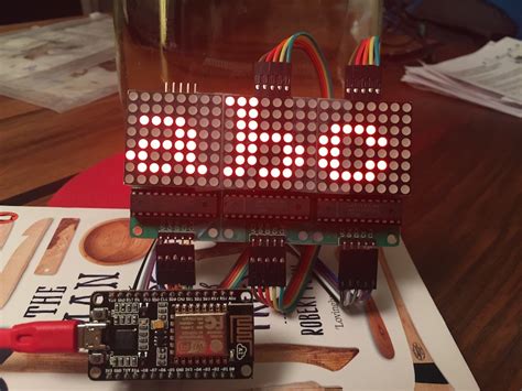 Max7219 Library For Nodemcu In The Making • My2cents