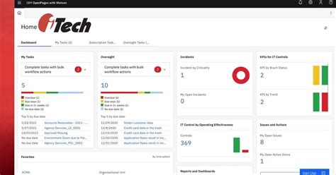 How IBM OpenPages User Interface Improves Risk Management IBM OpenPages GRC Services GRC