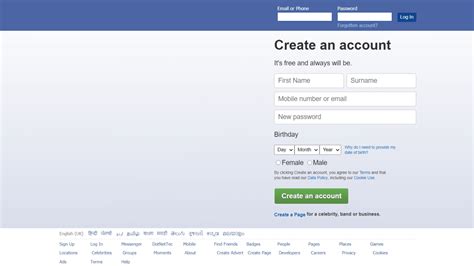 Facebook Login Page Html Code With Css Fb Login Page Html