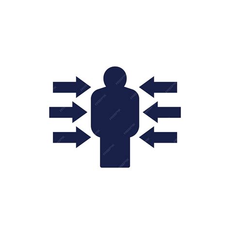 Premium Vector Social Pressure Icon Vector Sign