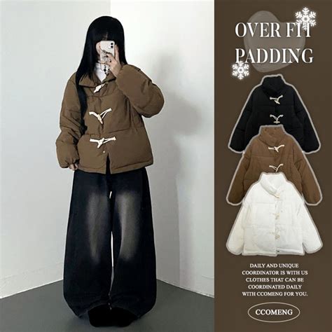 꼬맹 [☃🤍 아방핏 ]텐스더플떡볶이오버핏숏패딩점퍼 3color