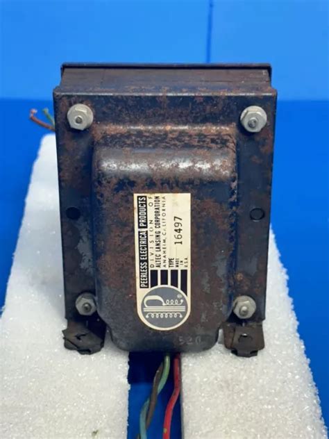 Peerless 16497 7027a Tube Output Transformer For Altec 342b Mixer