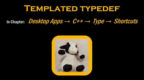 C Templated Typedef YouTube
