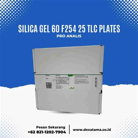 Jual Silica Gel 60 F254 25 TLC Plates Merck Dexatama Co Id