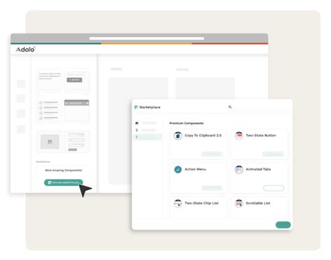 Component Marketplace Adalo Build Custom Apps No Coding Required