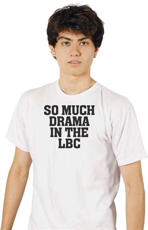 So Much Drama In The Lbc 90s Gangsta Rap T Shirt White