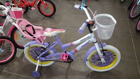 Bicicleta Gribom Truppi R16 Blanca Lila C Canasto Dama Motomania Rodados