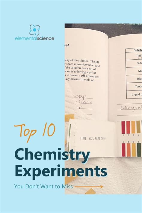 Top 10 Chemistry Experiments You Dont Want To Miss Chemistry