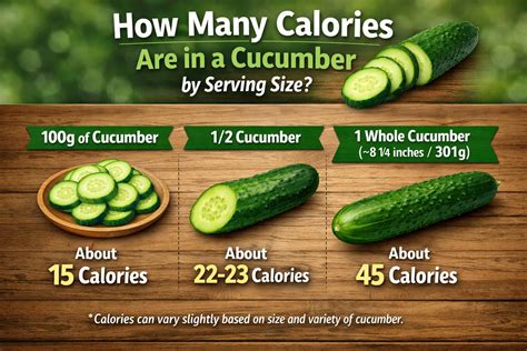 How Many Calories Are In A Cucumber Nutrition Weight Loss And Facts
