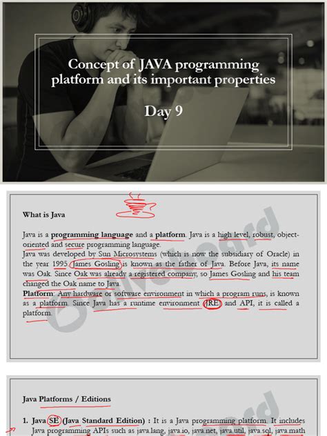 Java Programming Concepts And Features Pdf Java Virtual Machine