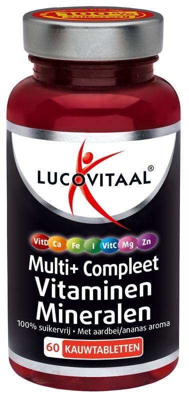 Lucovitaal Multi Vitaminen And Mineralen Kauwtablet Foodimus