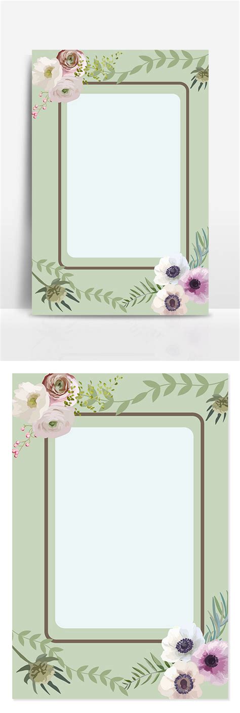 Simple Flower Border Designs For A4 Paper