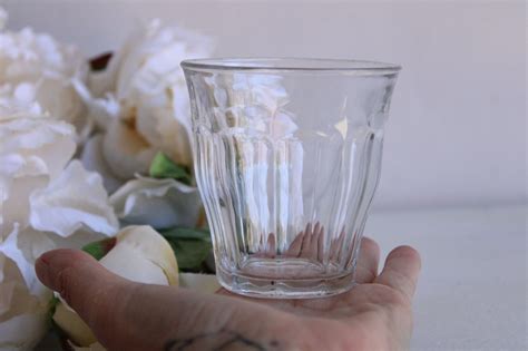 Vintage Duralex 34 Picardie Juice Glass Made In France Toadstool