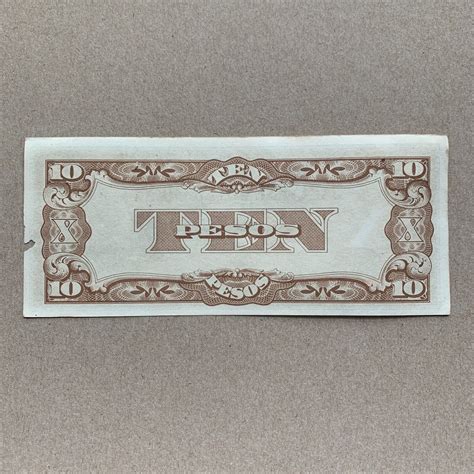 Mavin Japanese Ww2 Philippines Occupation 10 Pesos 1942 Wwii Currency