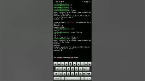 Program Haskell Fibonacci Youtube