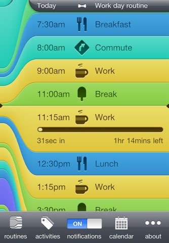 Lovely Ui List On Daily Routine