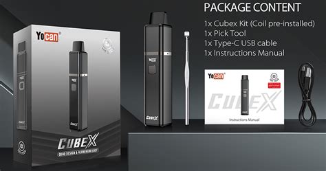 Yocan Cubex Vaporizer Kit Mah Tgt Tech